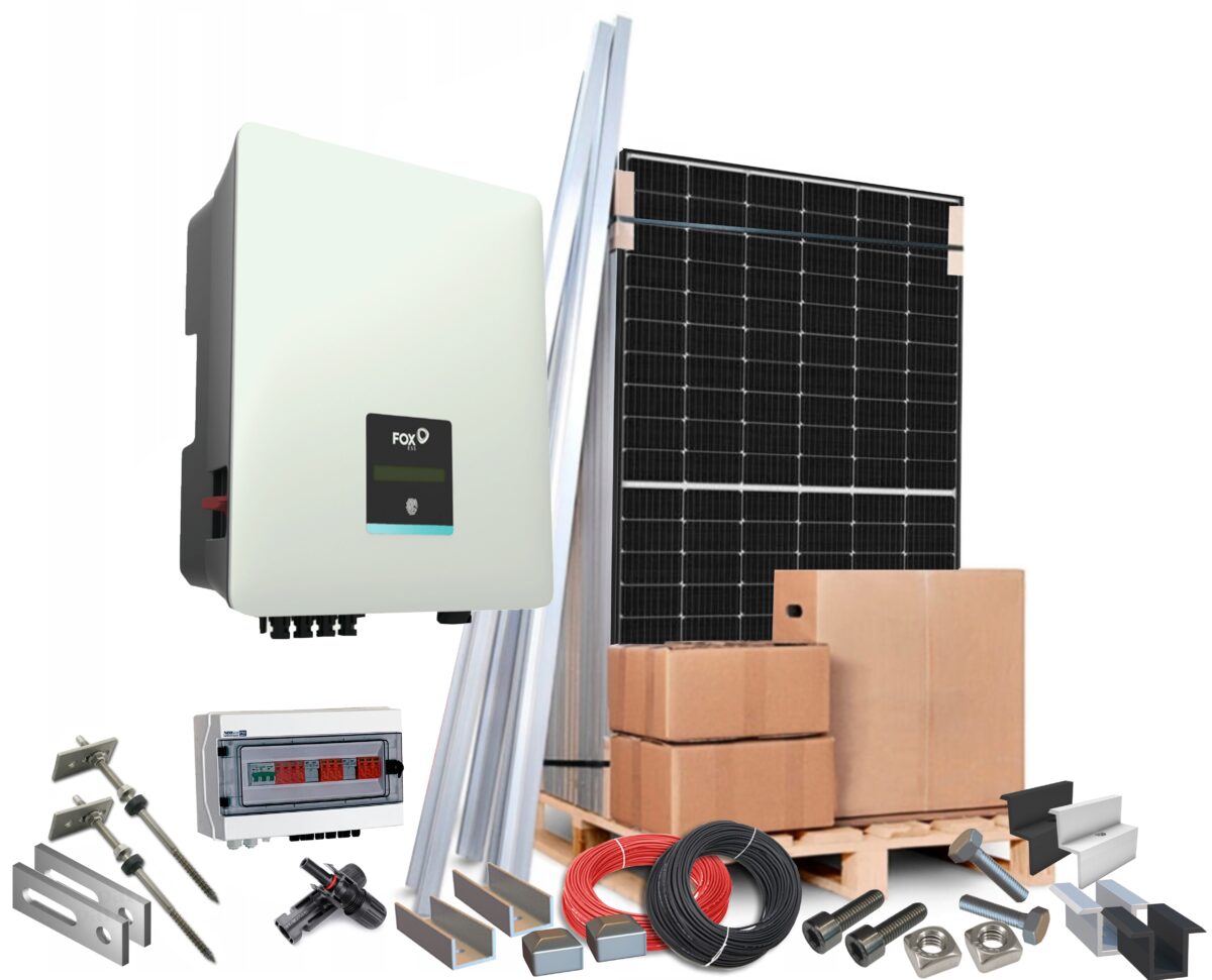 Zestaw fotowoltaiczny 10kW na blachodachówkę - FC-System